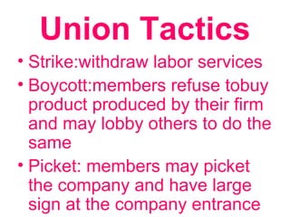 Labor union | PPT