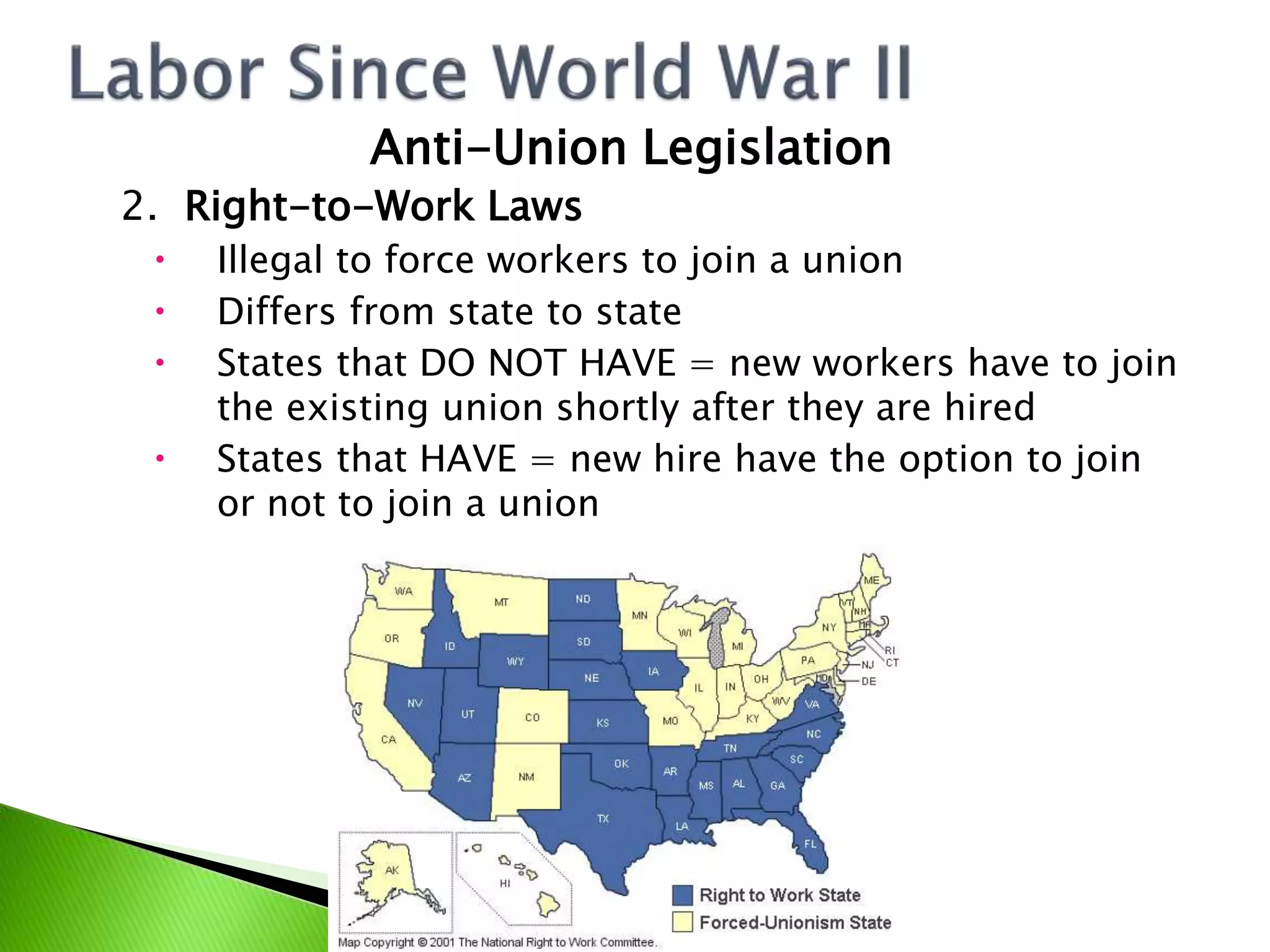 Labor unions over time | PPT