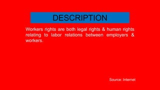 LABOR & WORKERS RIGHTS PREPARED BY MA'AM MAIDA LYNN N. JAGUIT,RN,MM,PhD ...