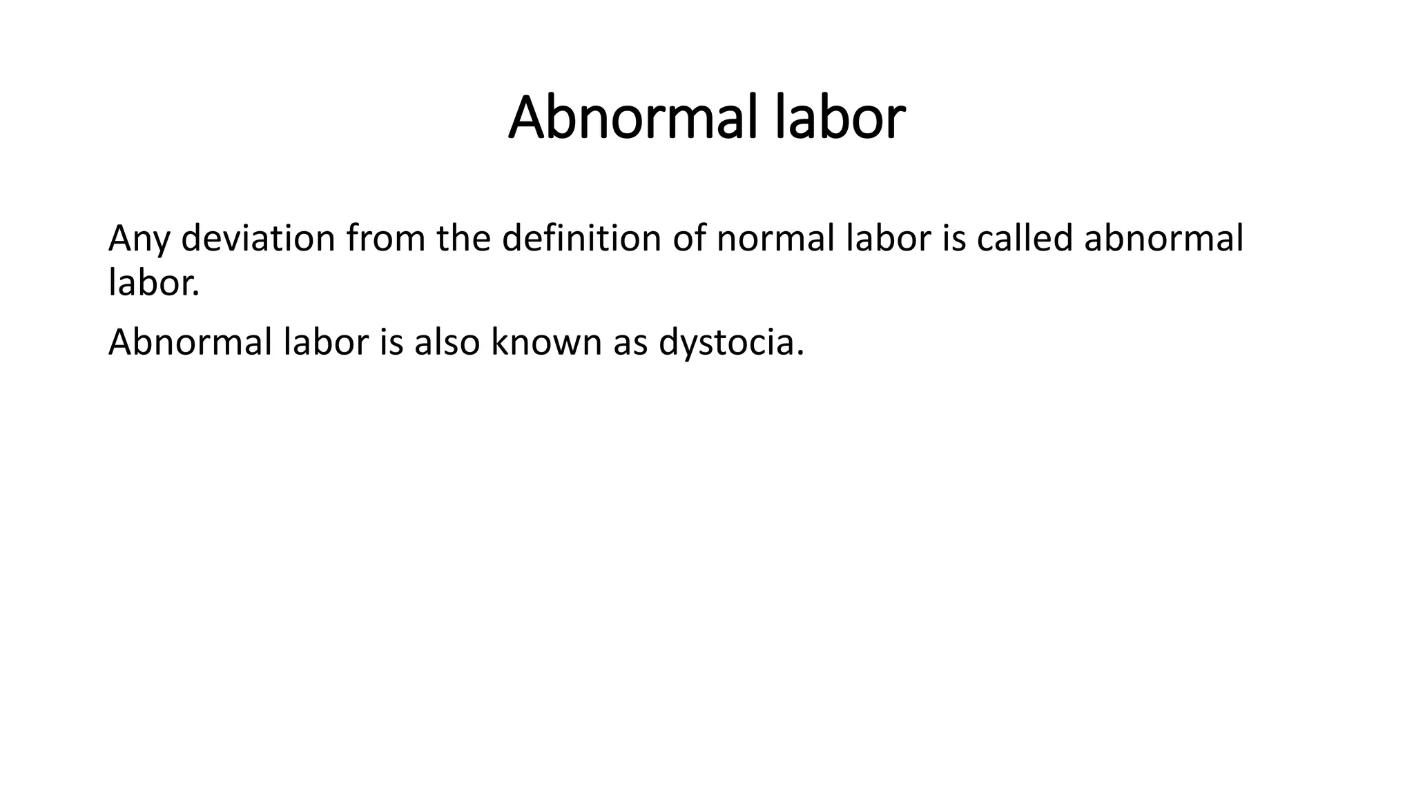 Normal Labor | PPT