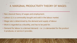 Labour theory of wages | PPSX