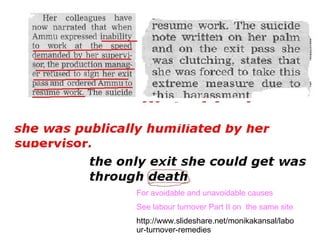 labour turnover Part I | PPT