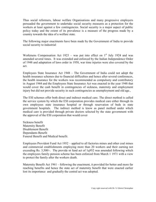 Labour-Welfare-in-Indian-Perspective.pdf | Government Support and ...
