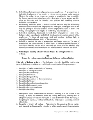 Labour-Welfare-in-Indian-Perspective.pdf | Government Support and ...