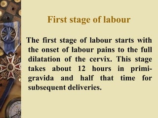 Labour 1st stage | PPTX