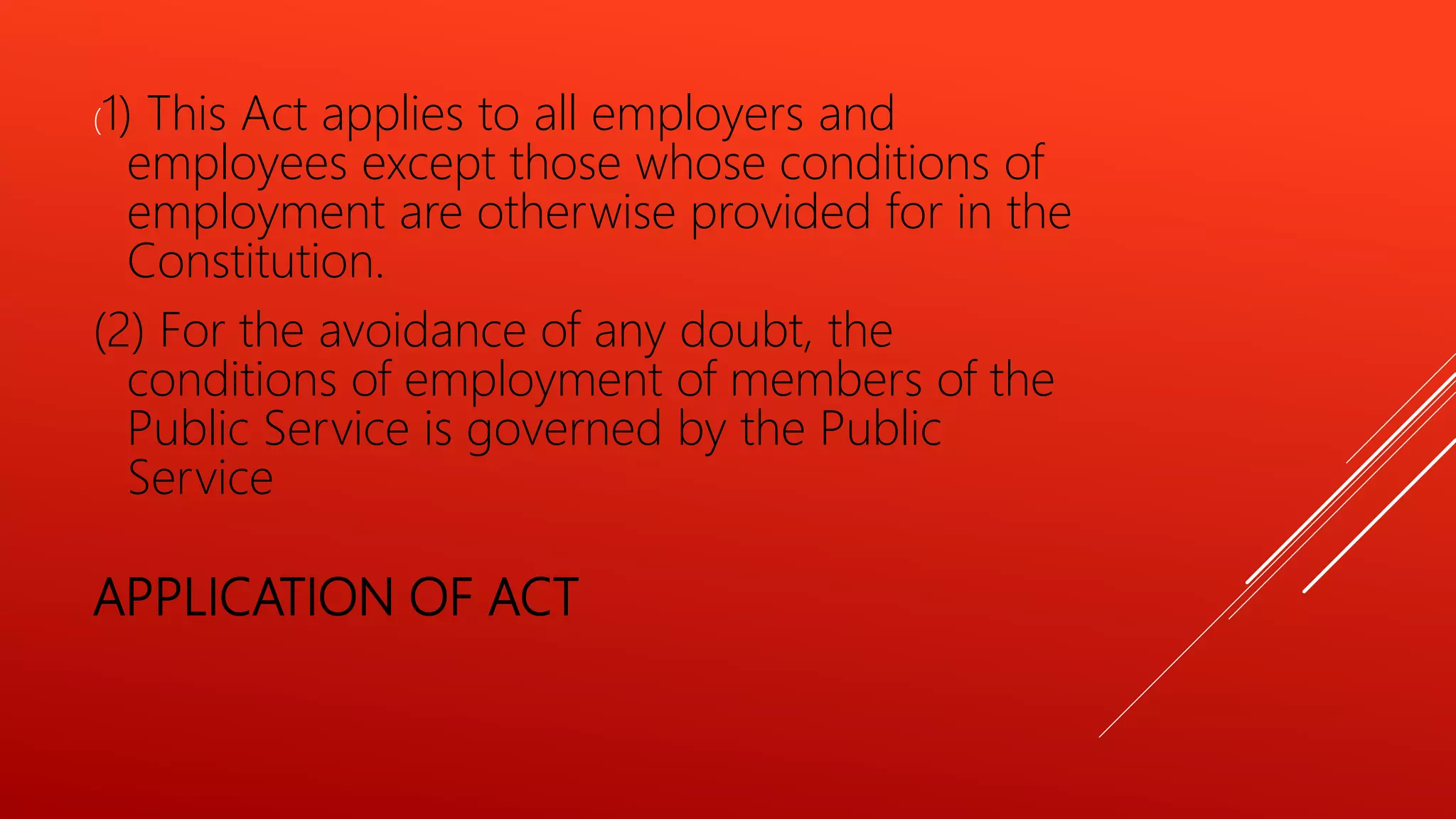 Labour act of zimbabwe | PPTX
