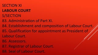 Labour act of zimbabwe | PPTX