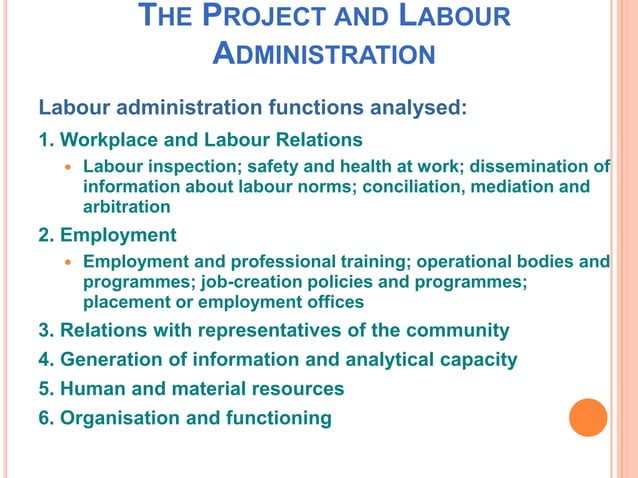 Labour administration | PPT