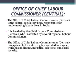 labour administrative machinery in india.pptx