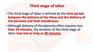 Labour and delivery | PPTX