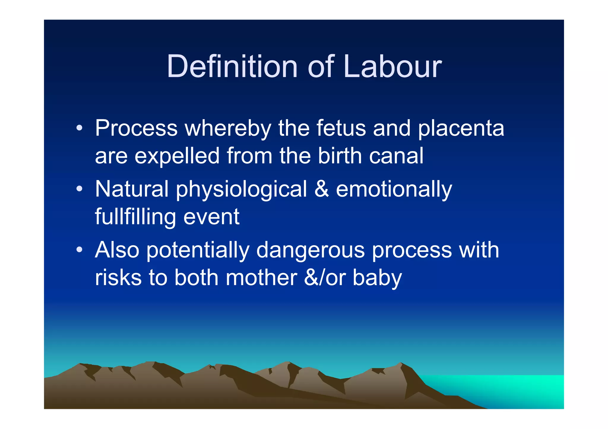 Labour and Delivery in Kuching, Sarawak at Timberland Medical Centre | PDF