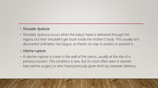 Labour and delivery 01.04.2021