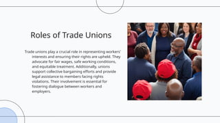 Labour and Industrial Law. Understanding the frame work of worker ...