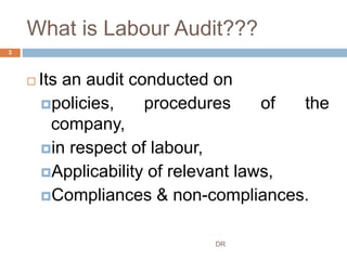 Labour audit | PPTX