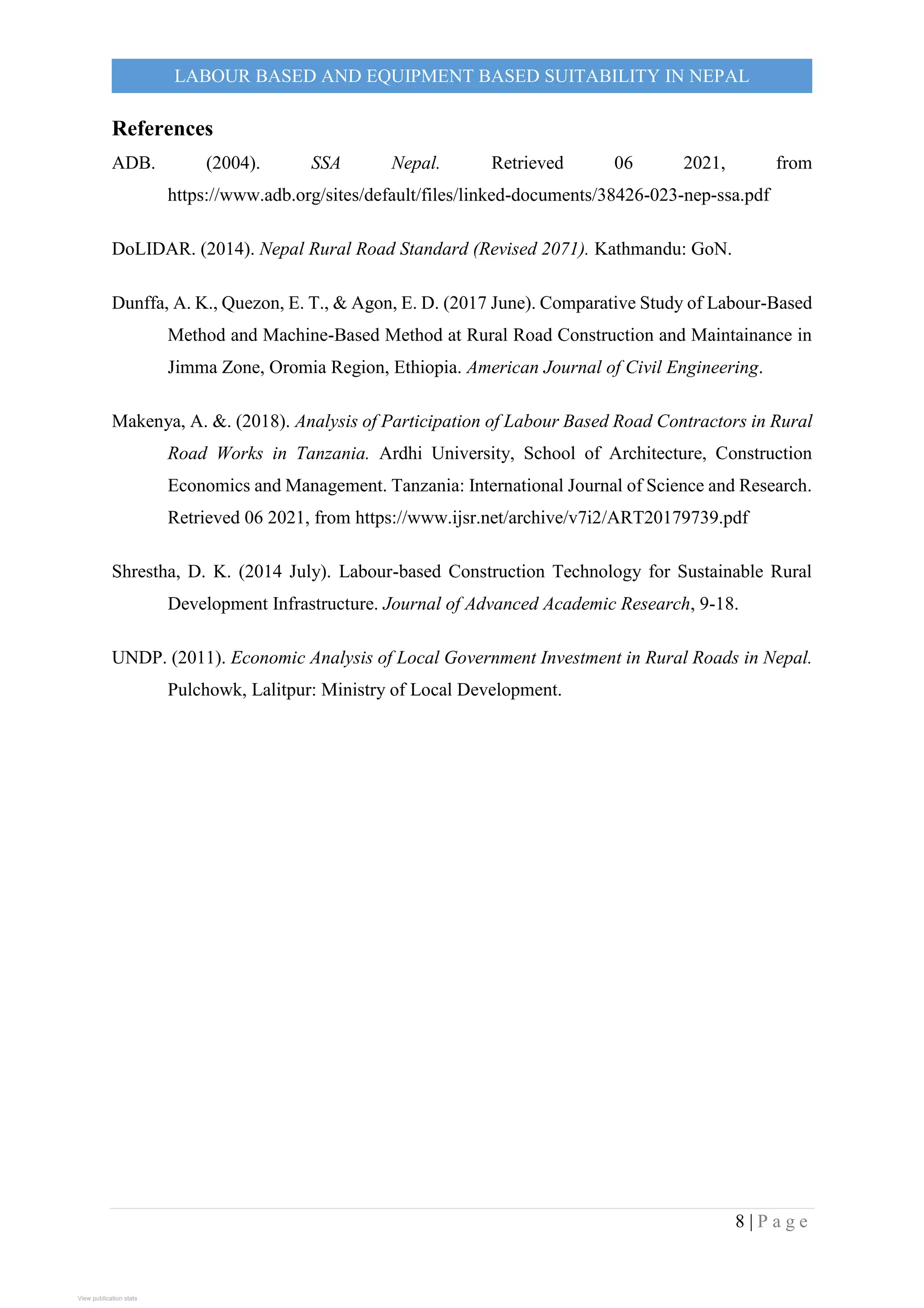 LabourbasedEquipmentbasedNepal.pdf | Construction Industry | Industries