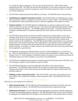 Labour code 2020 in details: Explanation | PDF