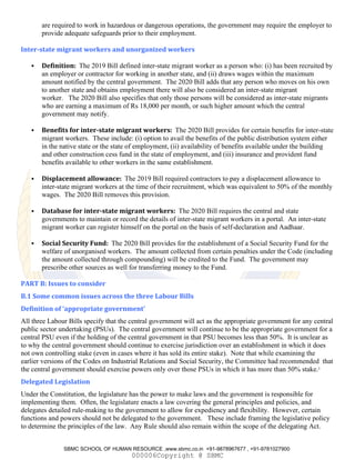 Labour code 2020 in details: Explanation | PDF