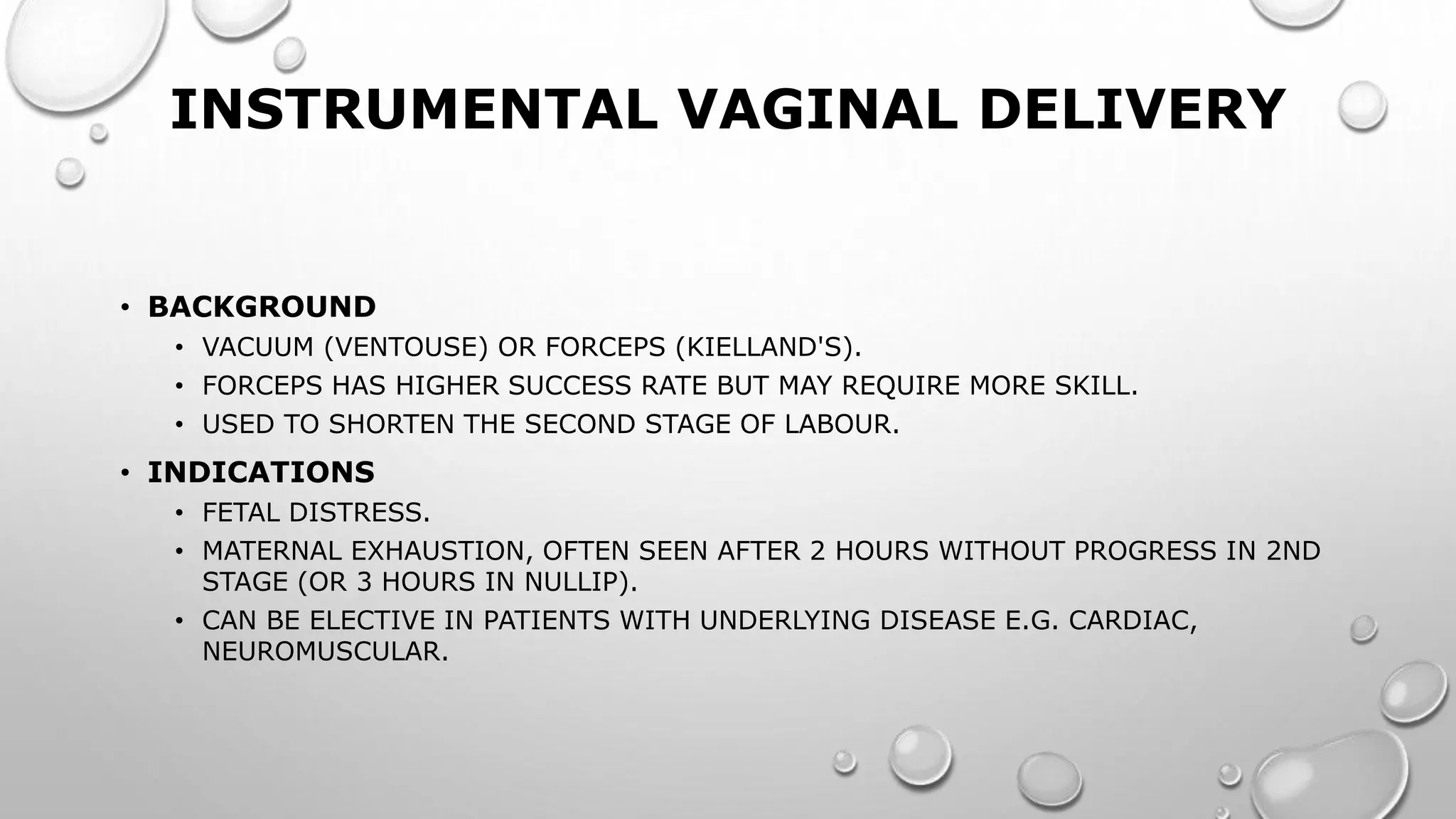 Labour complications | PPTX