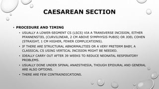 Labour complications | PPTX
