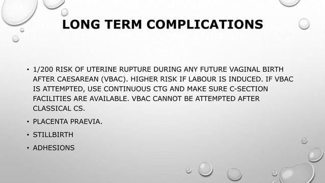 Labour complications | PPTX