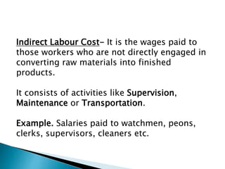Labour cost and wage payment system | PPTX