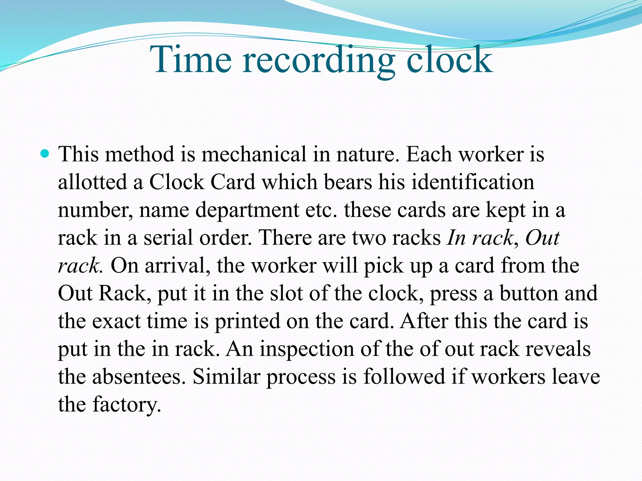 Labour cost control | PPTX