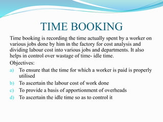 Labour cost control | PPTX