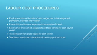 Labour Costing Introcuction | PPT