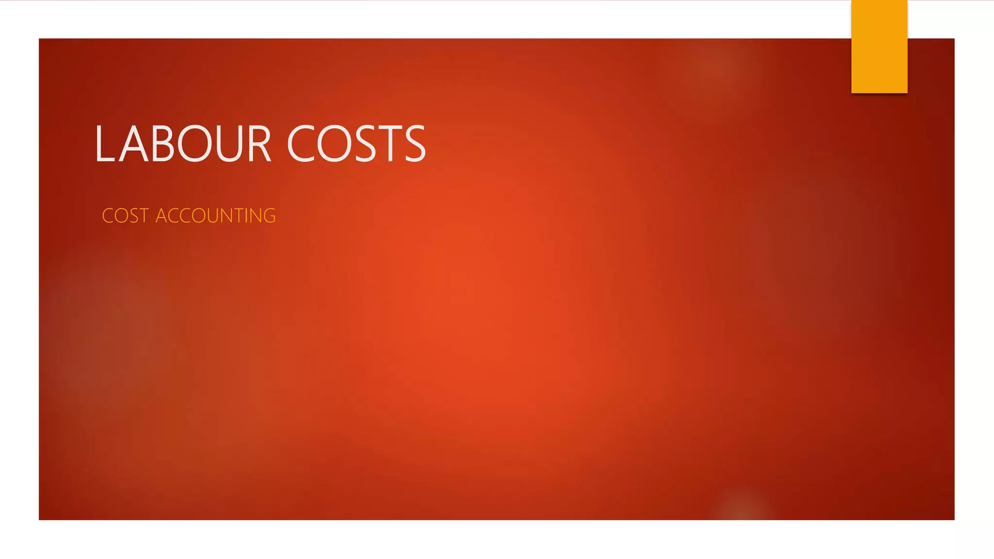 Labor costing Hanif Sherdil | PPT