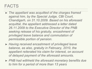 Labour law Gratuity case laws | PPTX