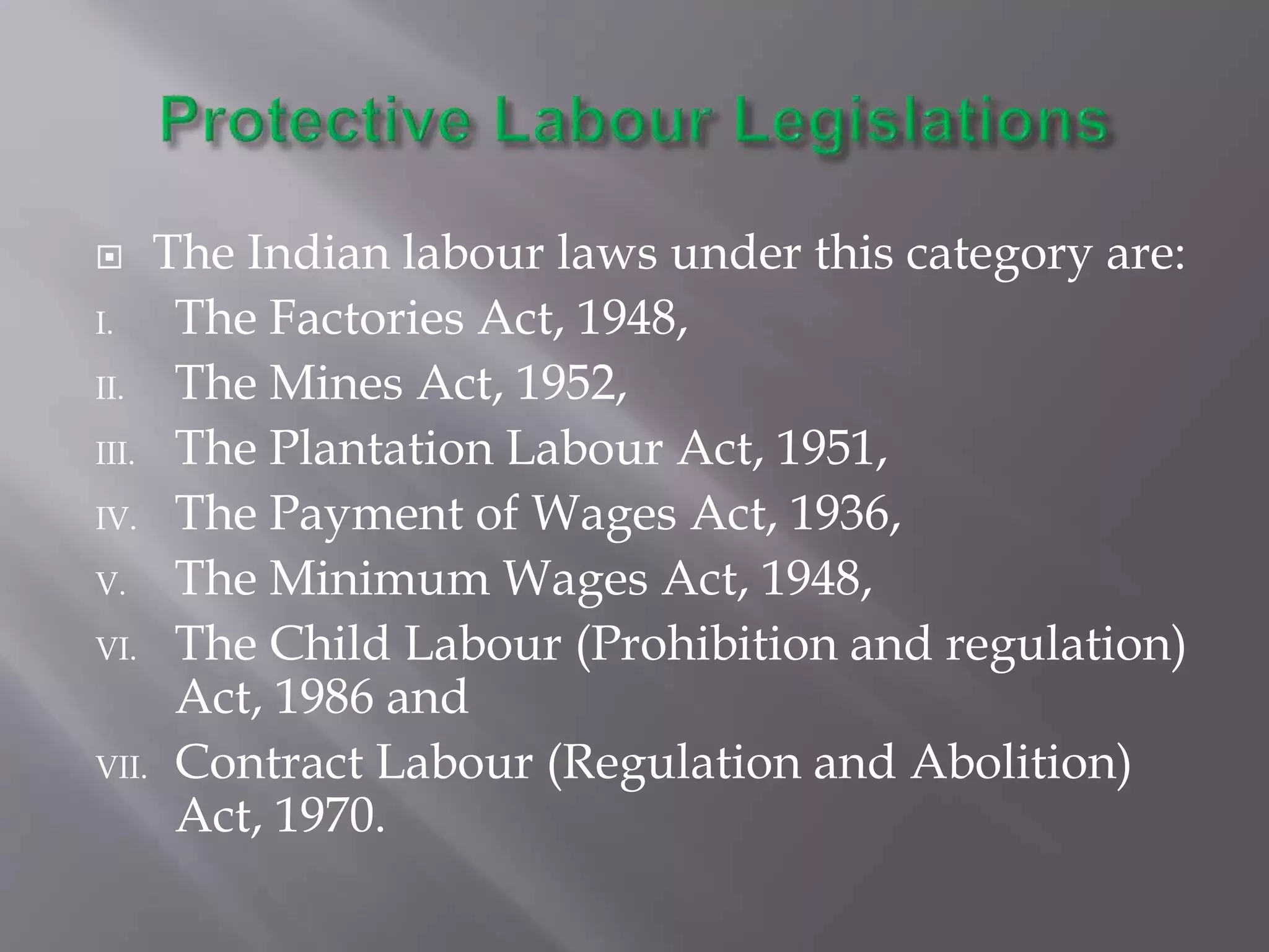 Labour law i | PPTX