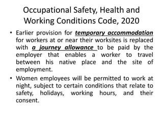 Labour law amendments 2020 | PPTX