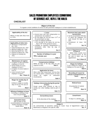 Labour law checklist | PDF