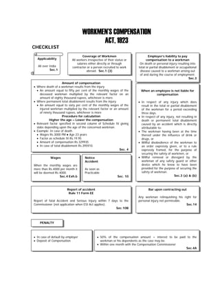 Labour law checklist | PDF