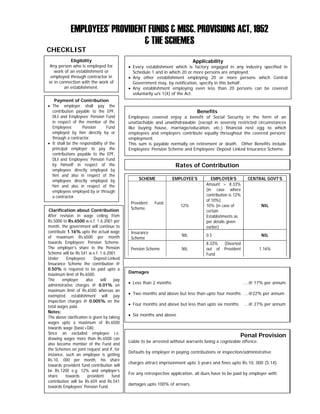 Labour law checklist | PDF