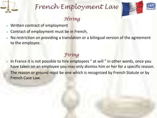 Labour law in france | PPTX