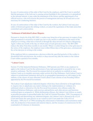Labour Law Pakistan | PDF