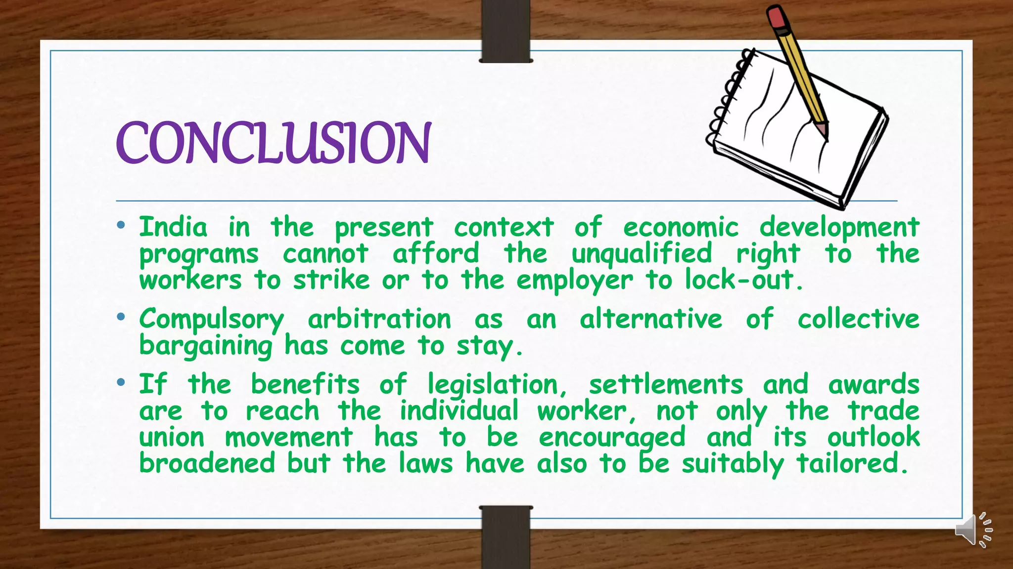 Strike, Lock-out, Lay-off and Retrenchment under Labour Law | PPTX