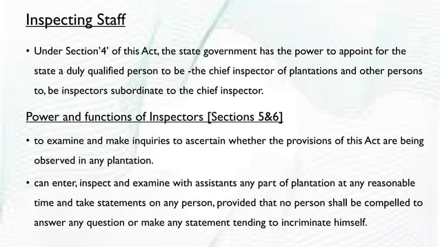 the plantation labour act , 1951 | PDF | Daycare and Pre-School | Parenting