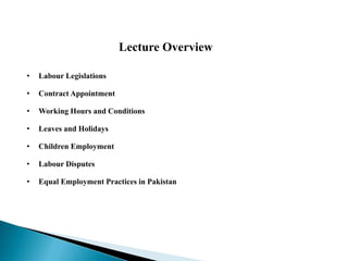 Labour law presentation | PPTX