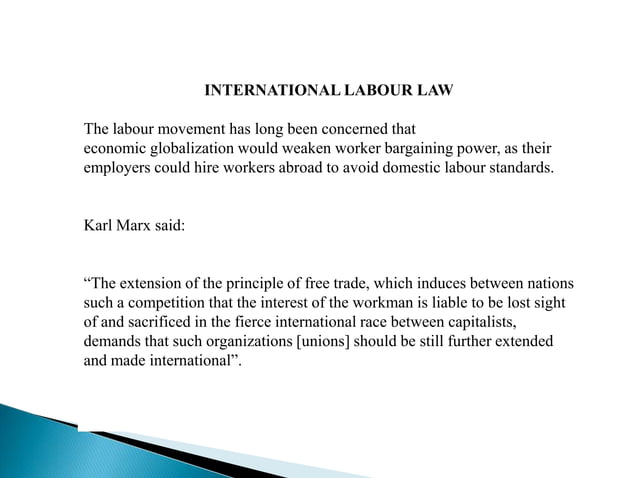 Labour law presentation | PPTX | Careers