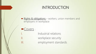 Labour law presentation | PPTX