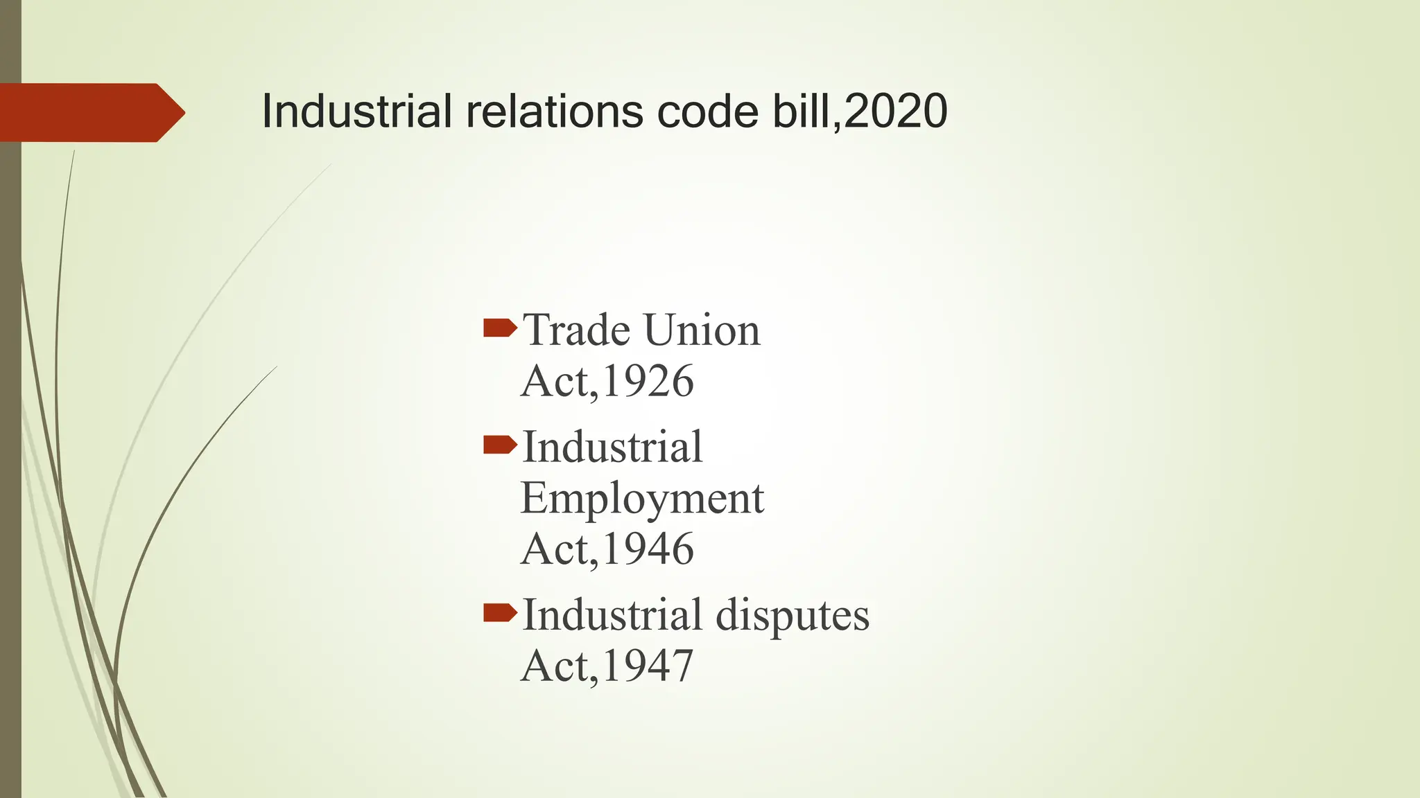 New Labour Law Codes and Corresponding Laws it Will Consume.pptx