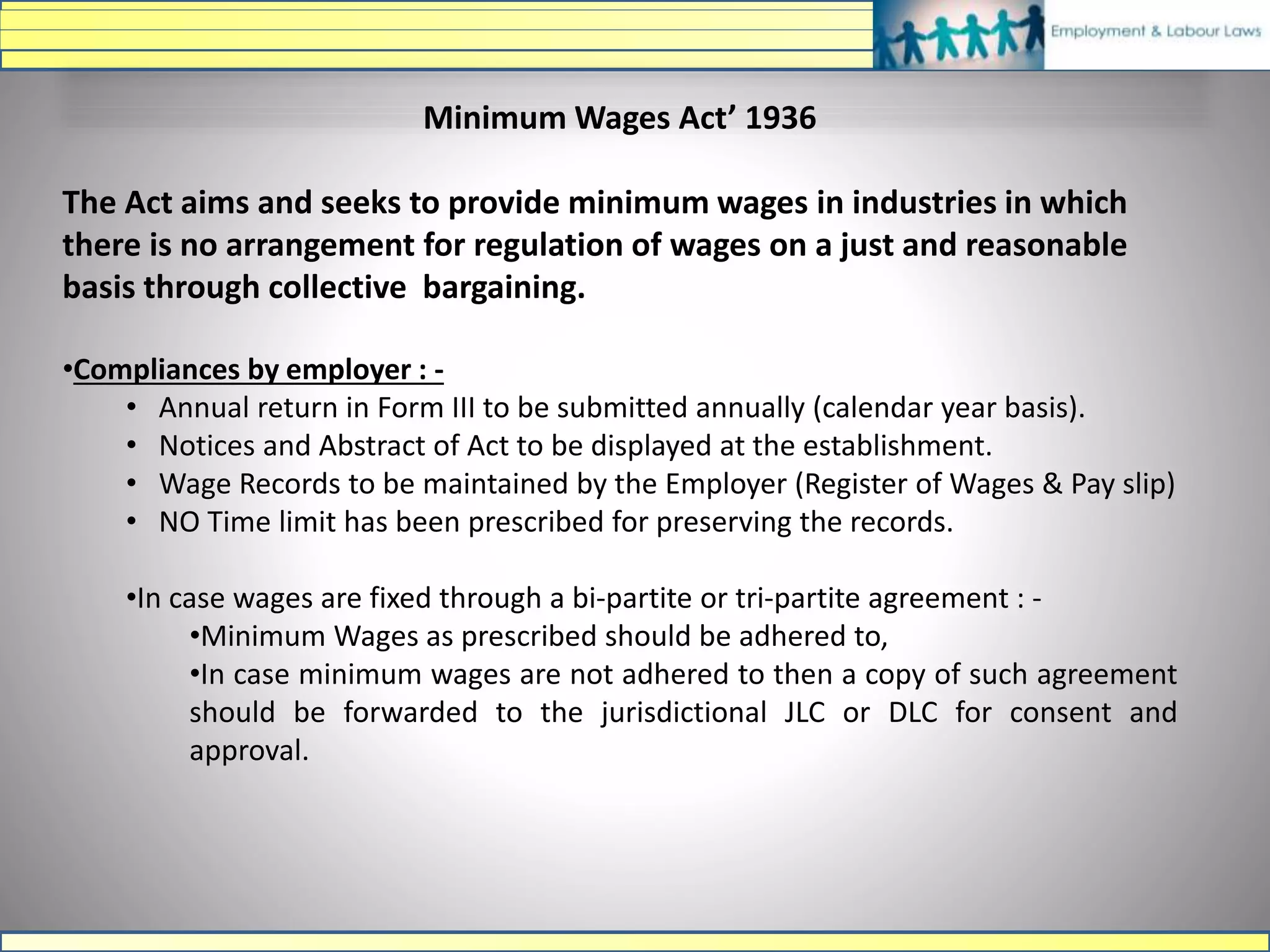 Labour laws ppt | PPTX