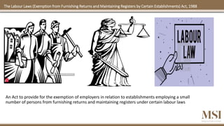Labour Laws PPT a full guide to indian labor laws | PPTX