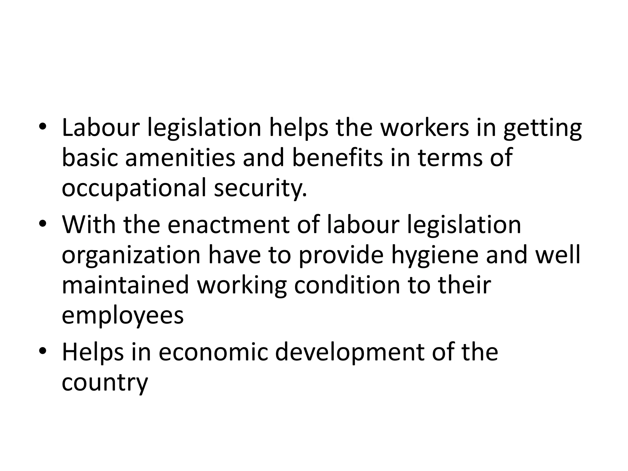 Labour legislation | PPTX