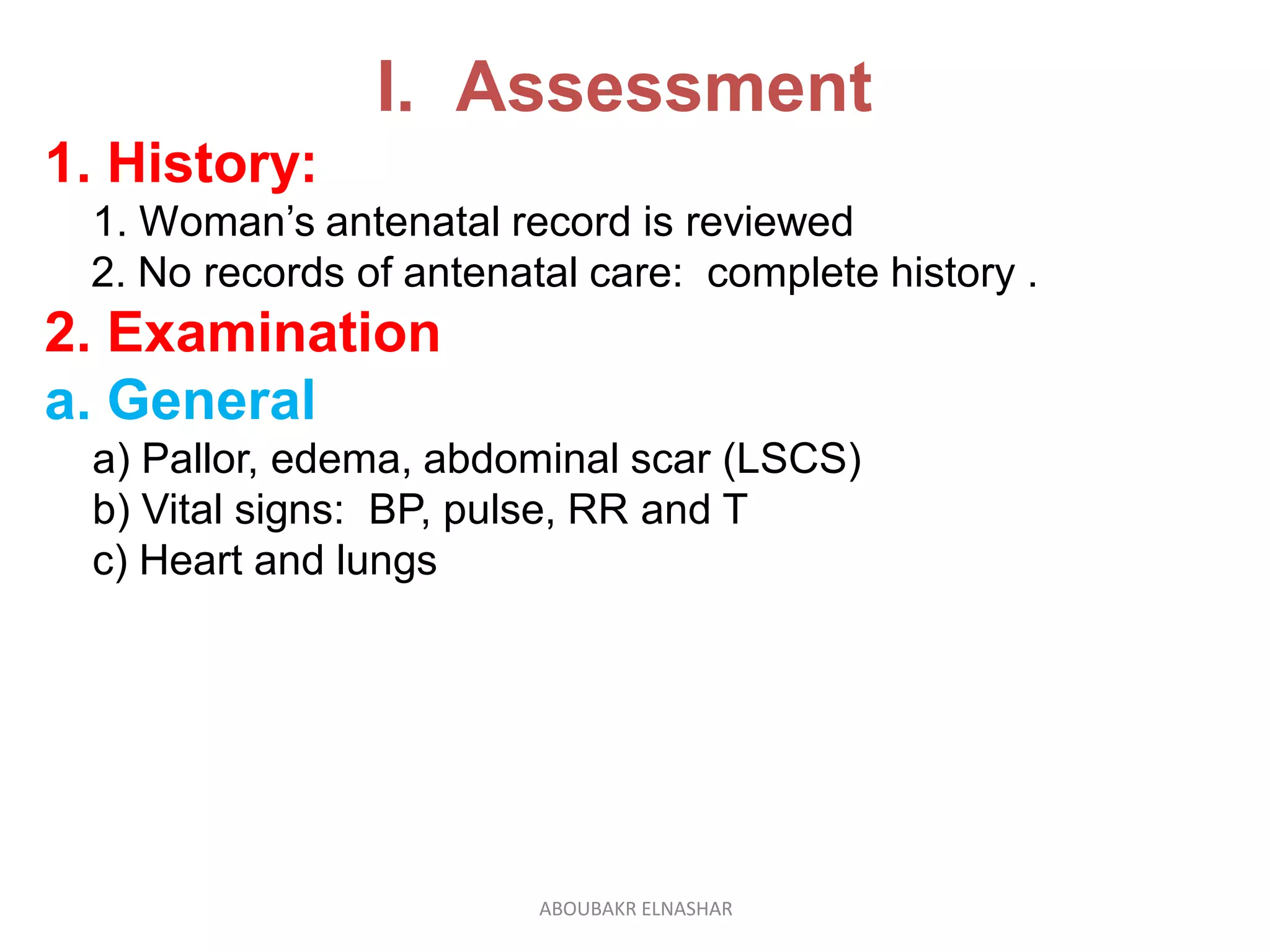 Management of normal labour | PDF