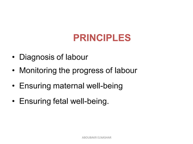 Management of normal labour | PDF