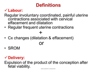 Management of normal labour | PDF