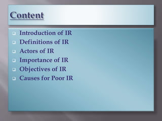 Labour management relations ppt | PPTX
